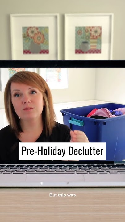Pre-Holiday Declutter - YouTube