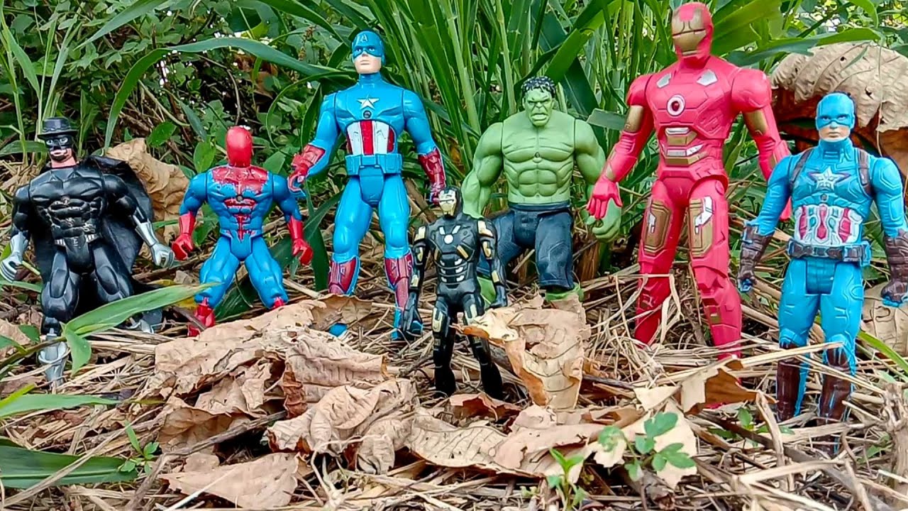 Hunting Superhero Avengers,Menemukan Hulk, Ironman, Spiderman,Captain ...