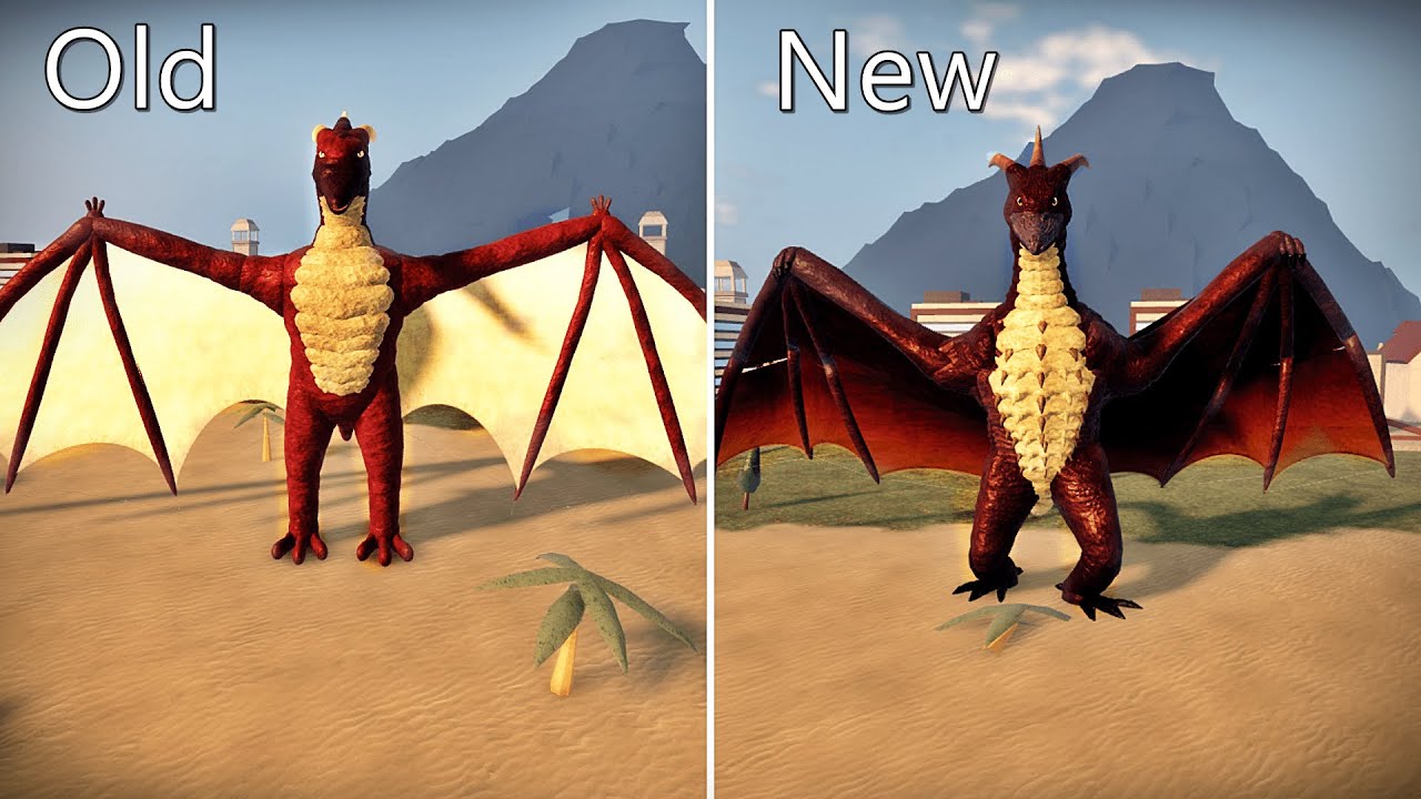 Old Vs New Heisei Rodan Comparison I Kaiju Universe - YouTube