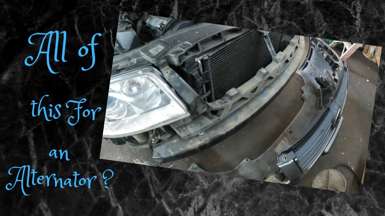 VW Passat 2.8 Alternator - YouTube
