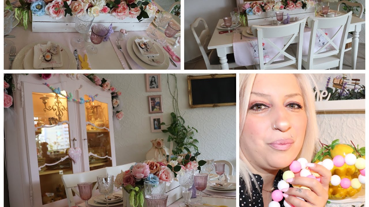 🐇💕#Πασχαλινή Διακόσμηση Τραπεζιού#🐇Diy's από τον μαστοράκο της καρδιάς ...