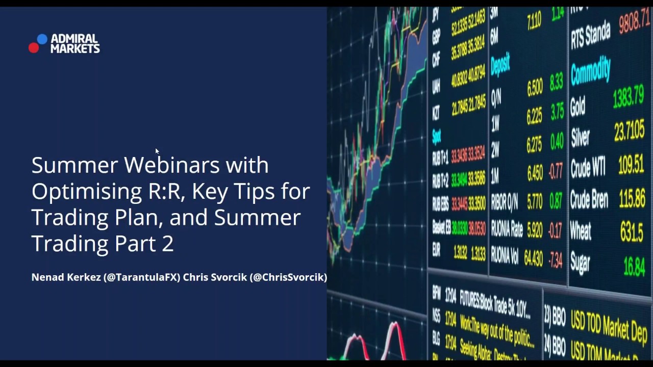 Summer Webinars with Optimising R R, Key Tips for Trading Plan, and ...