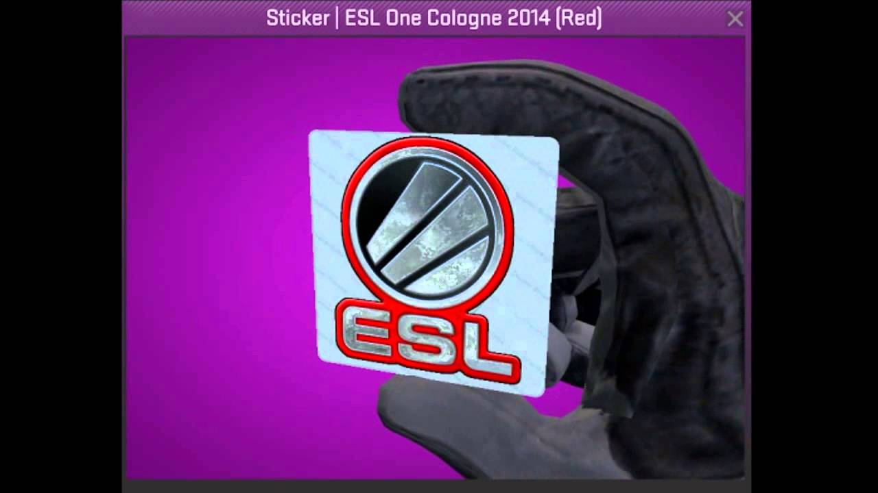 ESL Red Sticker Cologne 2014 CSGO - YouTube