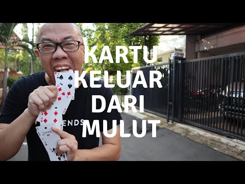 VIRAL !! MANIPULASI KARTU TERMUDAH (CARD FROM MOUTH)