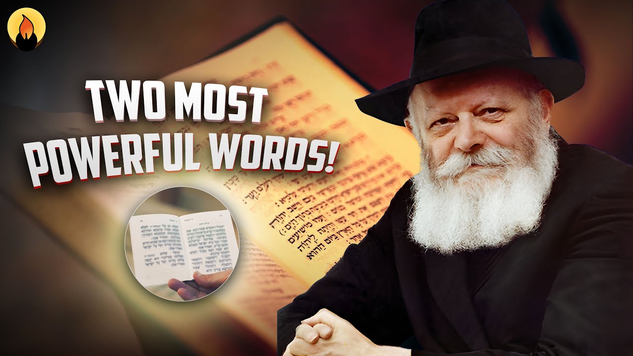 Rabbi Reveals the Two Most Powerful Words in Jewish Tradition - YouTube