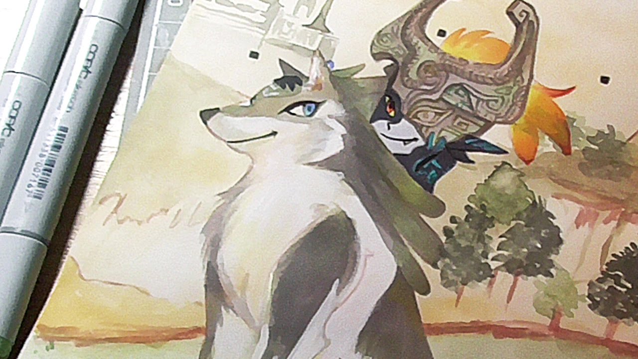 Twilight Princess Wolf Drawing