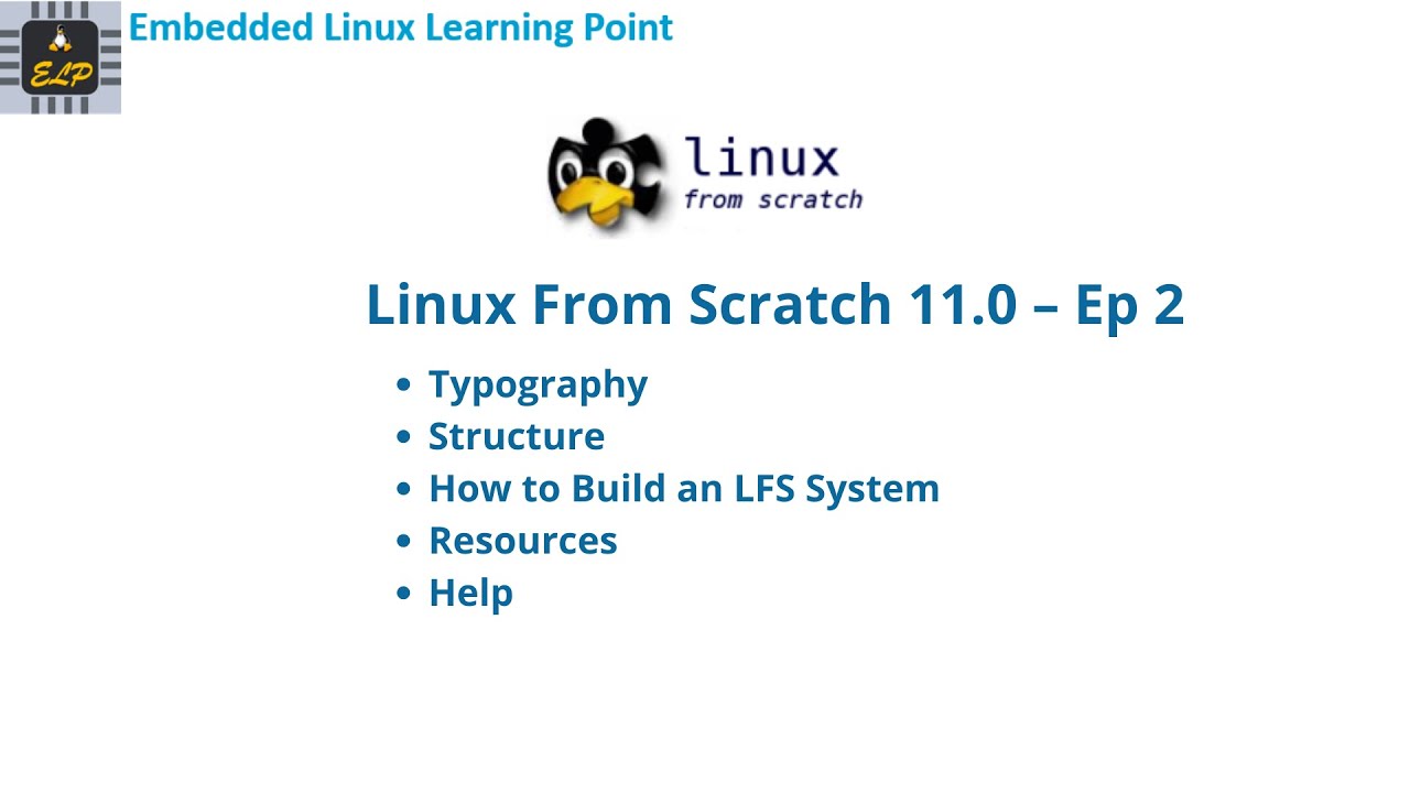 Linux From Scratch 11.1 - Ep 2 - YouTube