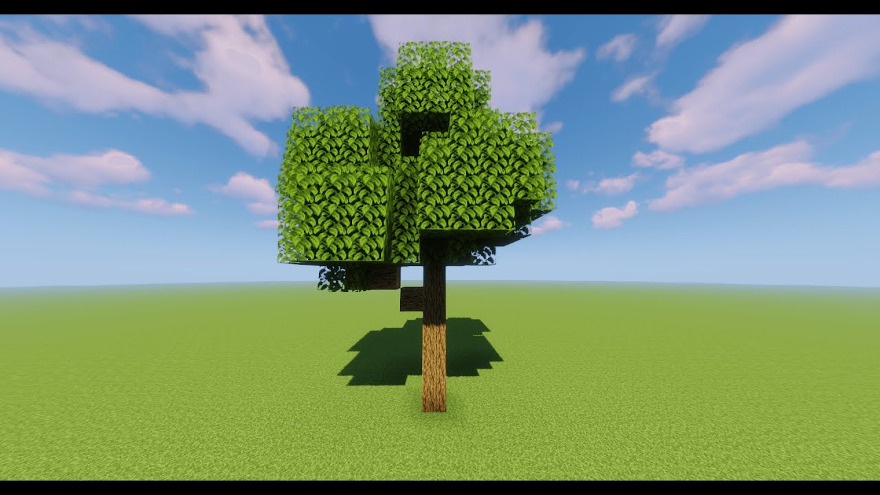 How to Get the Tall Oak Tree Every Time in Minecraft - YouTube