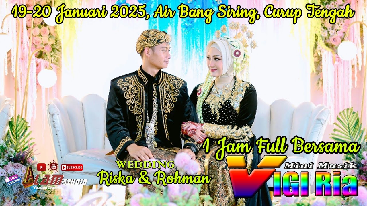 Vigi Ria musik show kota curup || full satu jam || wedding Riska dan ...
