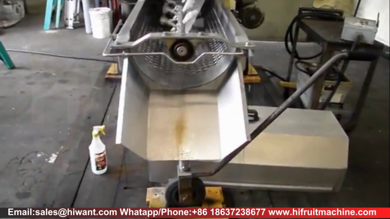The Principle Of Grape Destemmer Machine -- Wine Making Machine - YouTube