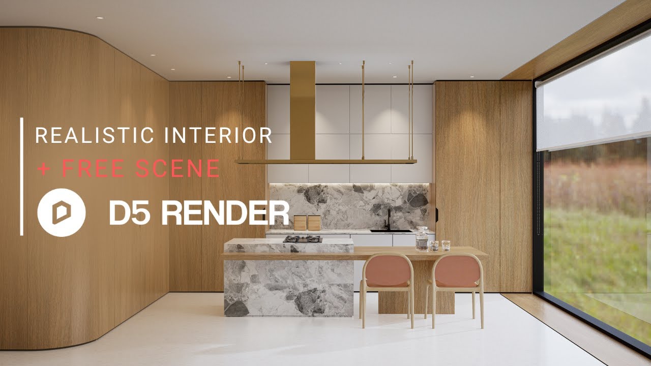 Realistic Interior Render Tutorial with D5 Render | Pantry 208 | Free ...