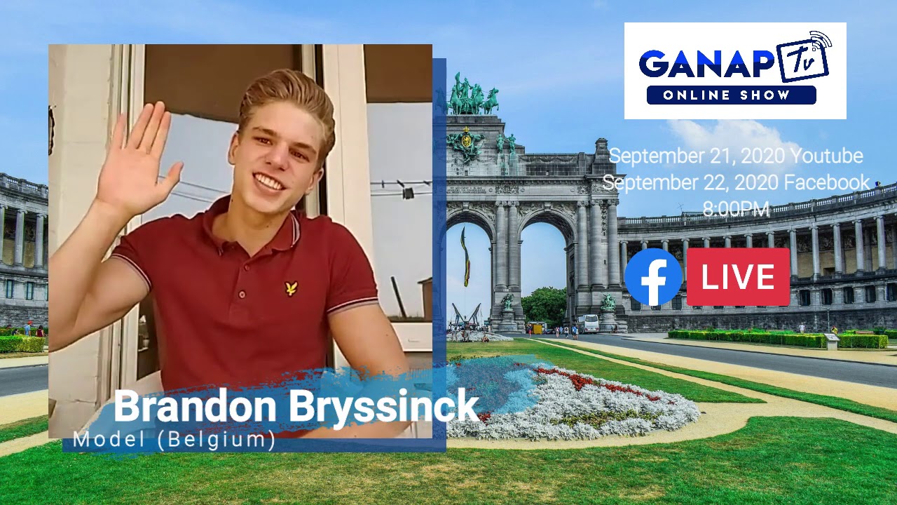 Brandon Bryssinck Model from Belgium on Ganap TV Online - YouTube