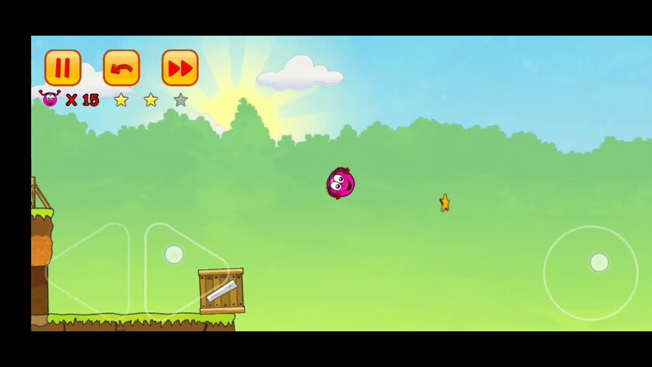 Redball 3 Gameplay Pasando el nivel 55 (de nuevo con 3 Estrellas - YouTube
