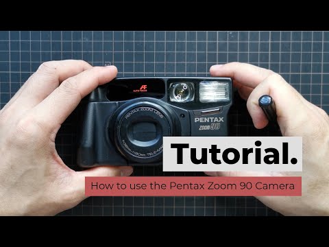 How to use the Pentax Zoom 90 camera - YouTube