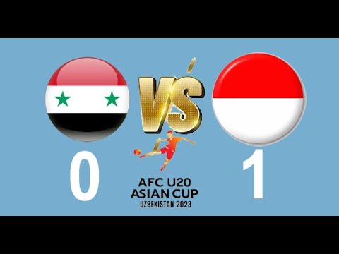 LIVE, SKOR,Syria U20 (0) VS (1) Indonesia U20, AFC U20, 04/03/2023 ...