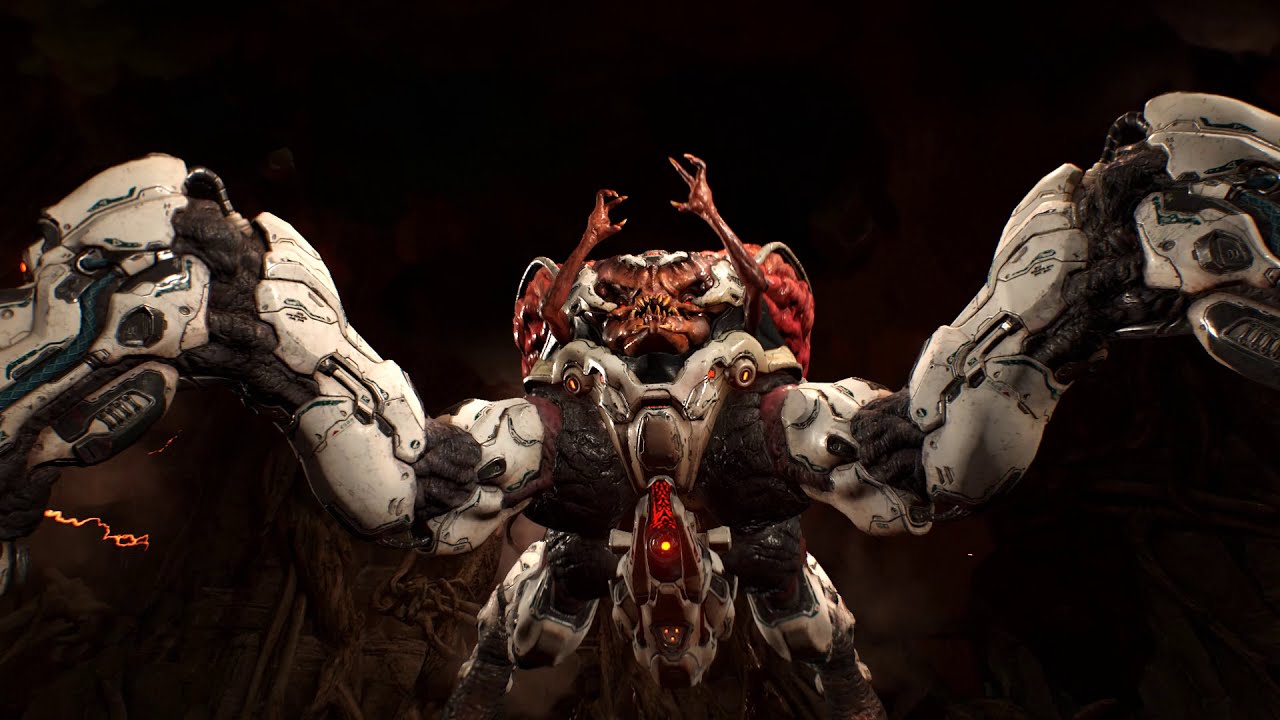 Doom 2016 Spider Mastermind Bossfight and Ending PC (Max Settings ...