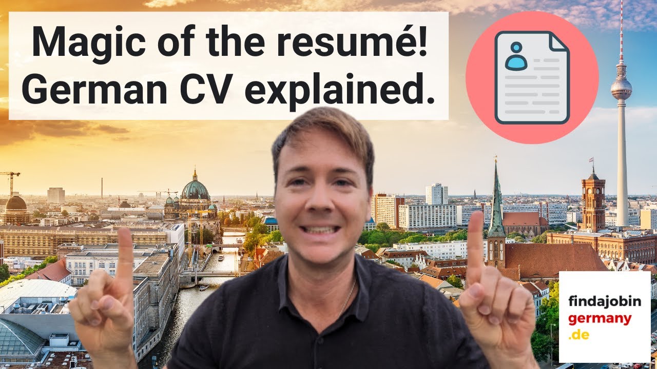How you can create a great CV to find a job in Germany. - YouTube