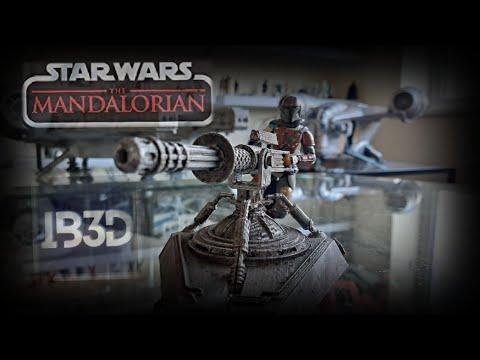 MANDALORIAN E-Web Heavy Repeating Blaster Cannon from ARVALA 7 by IB3D ...