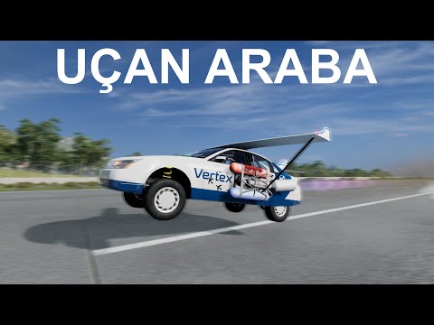 Uçan Araba İle Gezdik! │ Beam.ng Drive
