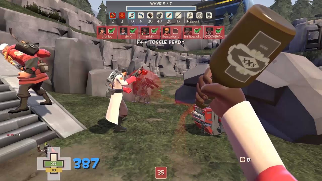 Team Fortress 2 - MvM (Two cities) - Demoman gameplay - YouTube