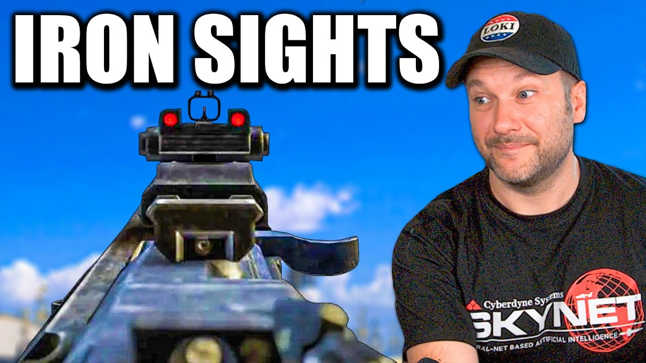 Top 10 Best IRON SIGHTS in Cod History - YouTube