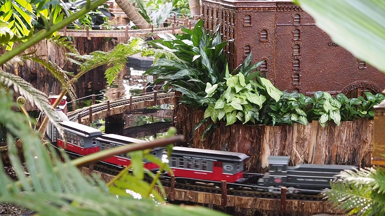 NY Botanical Garden Model Train Exhibit 122320 visit - YouTube