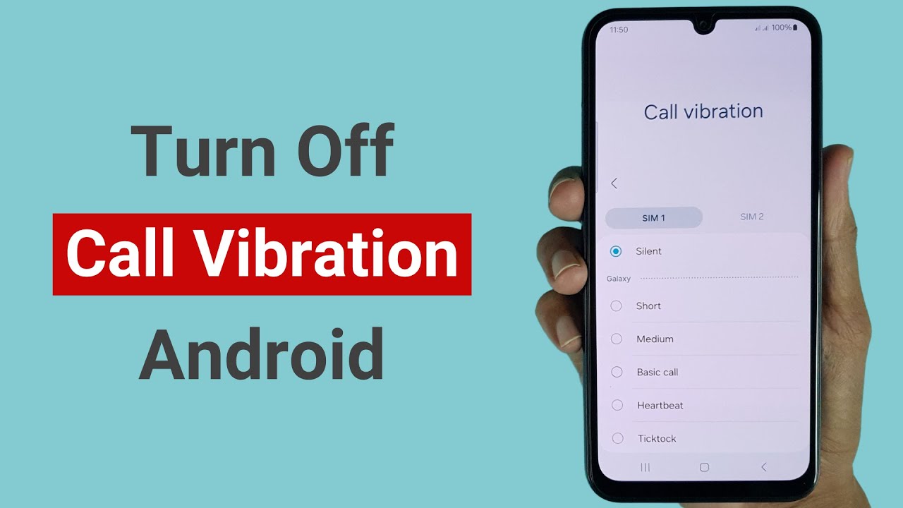 How to Turn Off Call Vibration Alerts on Android - YouTube