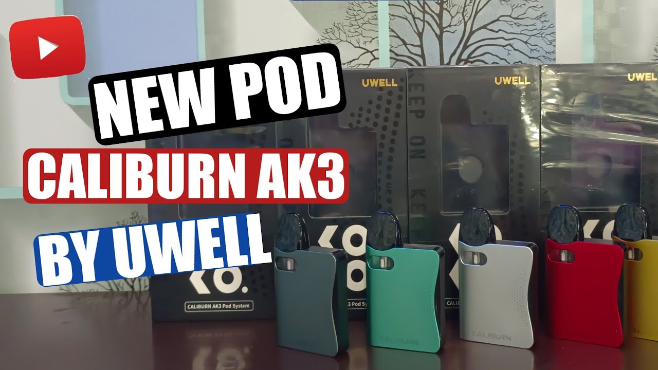 New Pod Caliburn AK3 by Uwell - YouTube