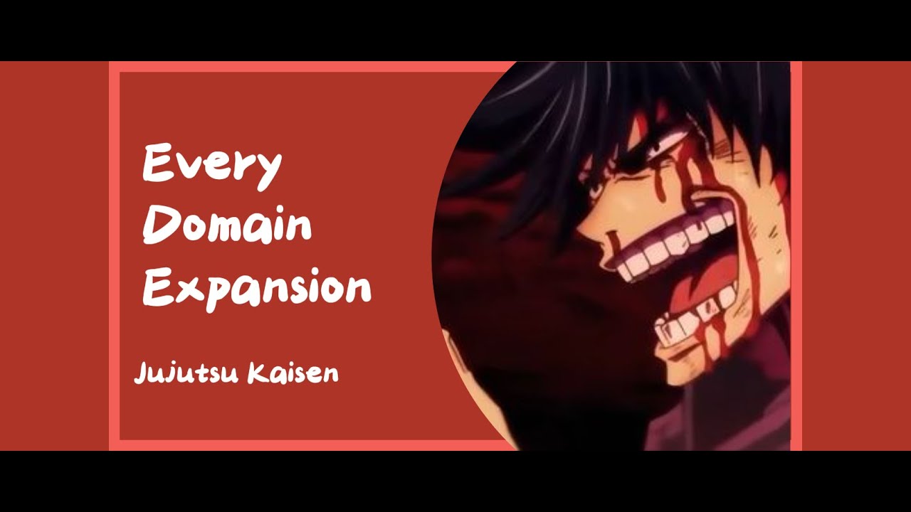 Every domain expansion in Jujutsu Kaisen - 1080p - YouTube