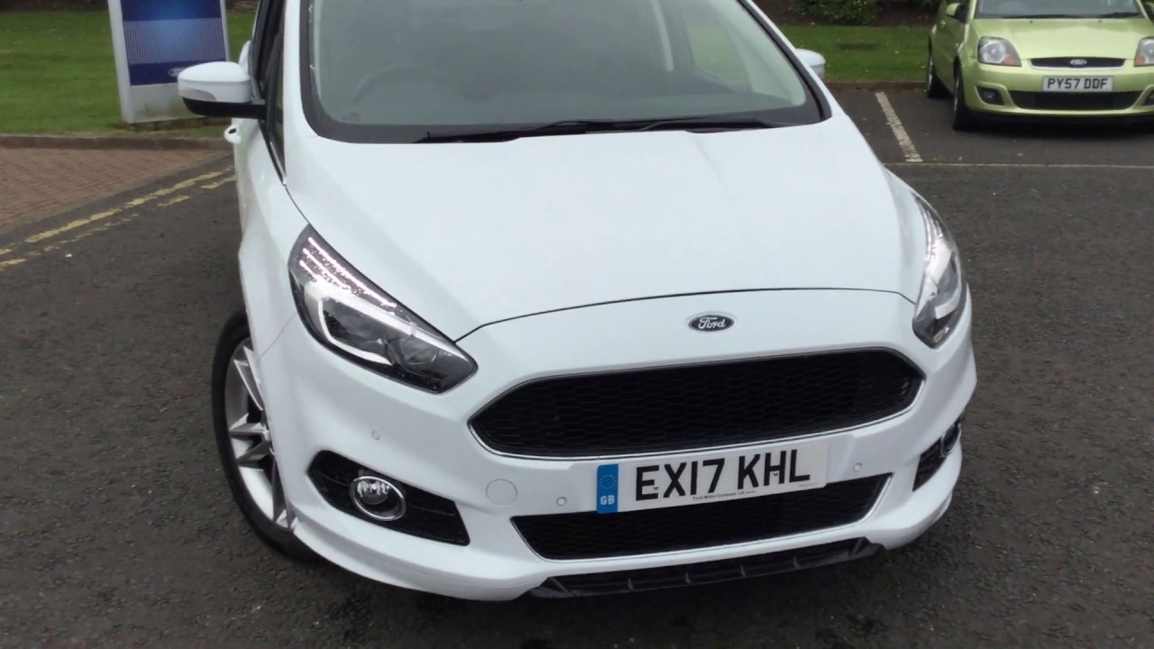 Used Ford S-Max 2.0 TDCi 210 Titanium Sport 5dr Powershift Frozen White ...
