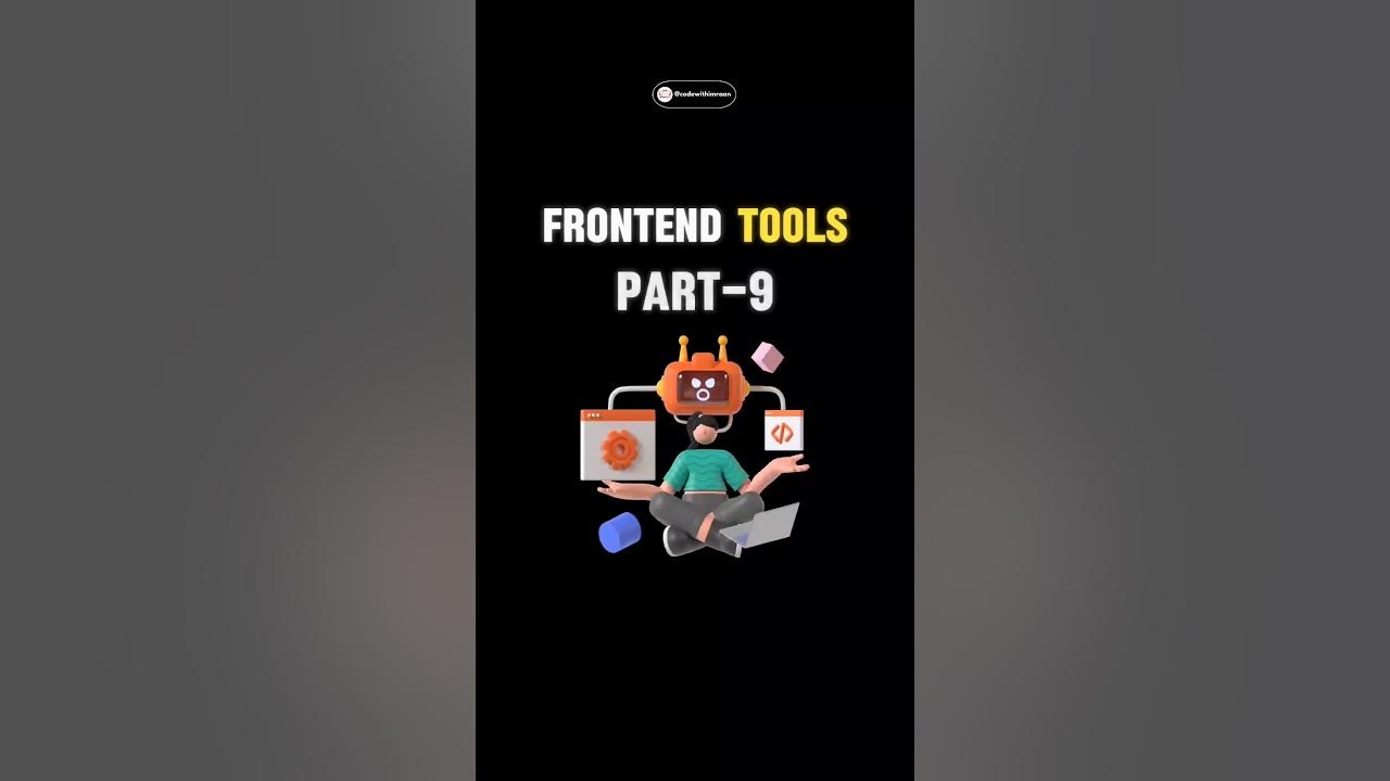 Front End Tools Part 9π§βπ» Codewithimraan Codewithimraan Shorts Youtube