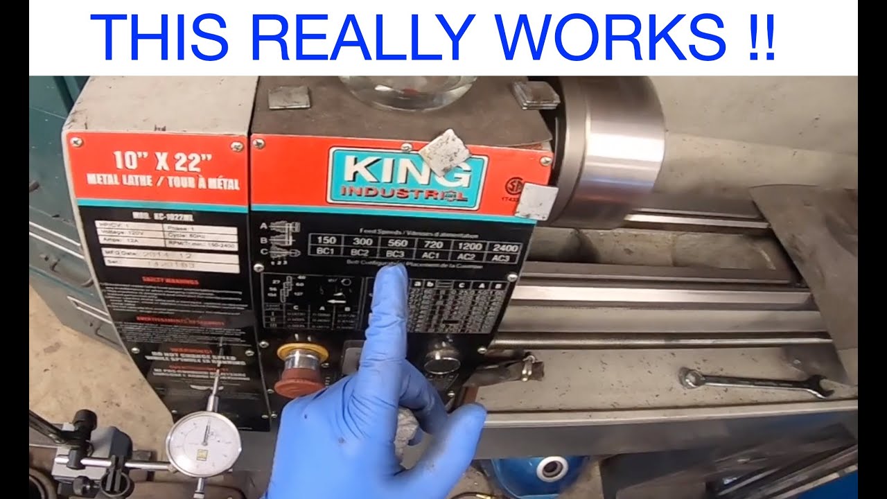 DIY Dynamic Balancing !! - This REALLY works ! Balancing my lathe ...