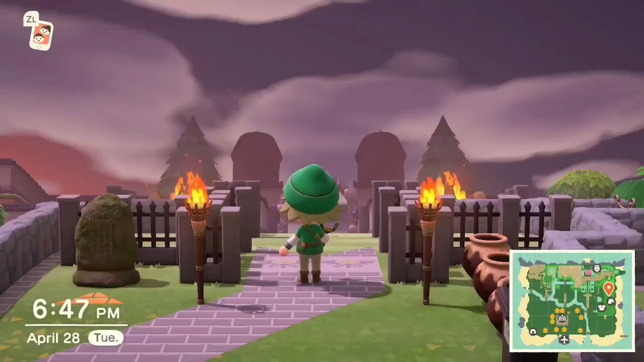 The Legend of Zelda - Hyrule Castle Reimagined in Animal Crossing New ...