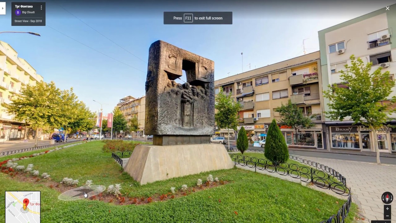 Krusevac - Trg Fontana - GOOGLE MAPS 2018 - YouTube