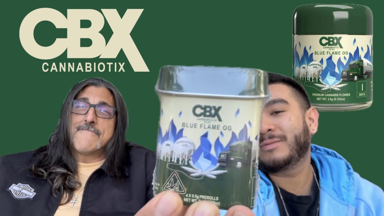CBX PREROLL PACK “BLUE FLAME OG” REVIEW & REACTION! - YouTube