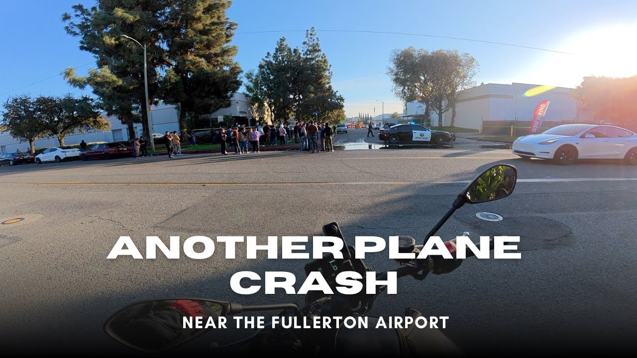 Another plane crash near Fullerton airport - YouTube