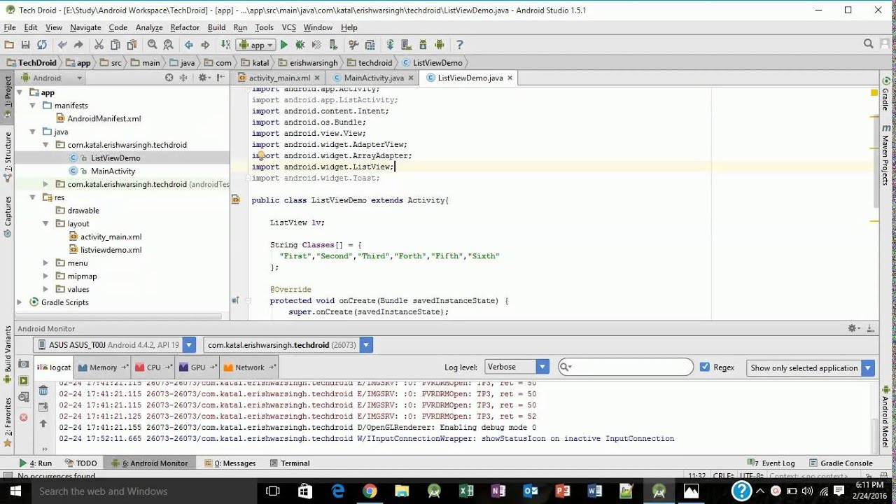 Lesson 20 (Android Studio) Life Cycle of Activity - YouTube