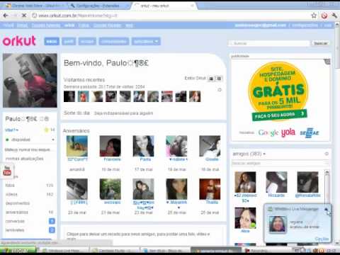 Como voltar para o orkut antigo - YouTube