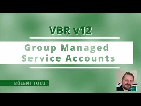 Veeam Backup and Replication v12: gMSA Demo