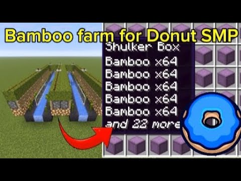 How to build the best bamboo farm for the Donut SMP! | DonutSMP.net ...