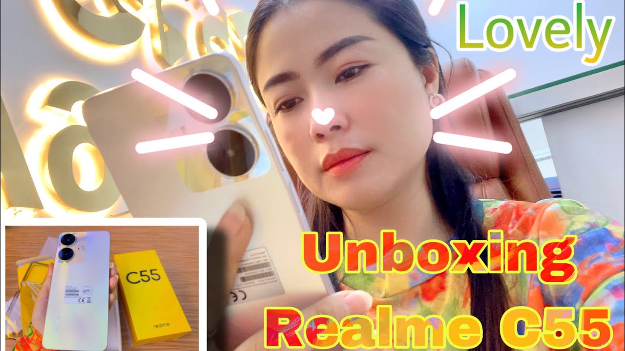 Unboxing Realme C55 color Gold 🌼🌼🌼 - YouTube