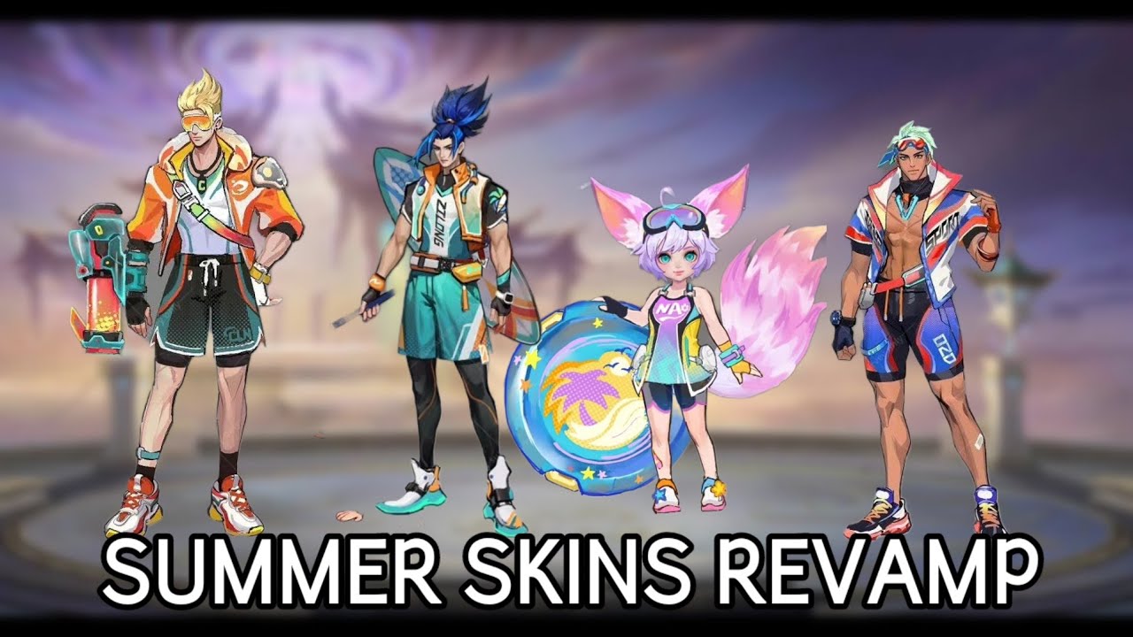 Upcoming Revamp 4 Summer Skins Revealed | Nana, Clint, Claude & Zilong ...