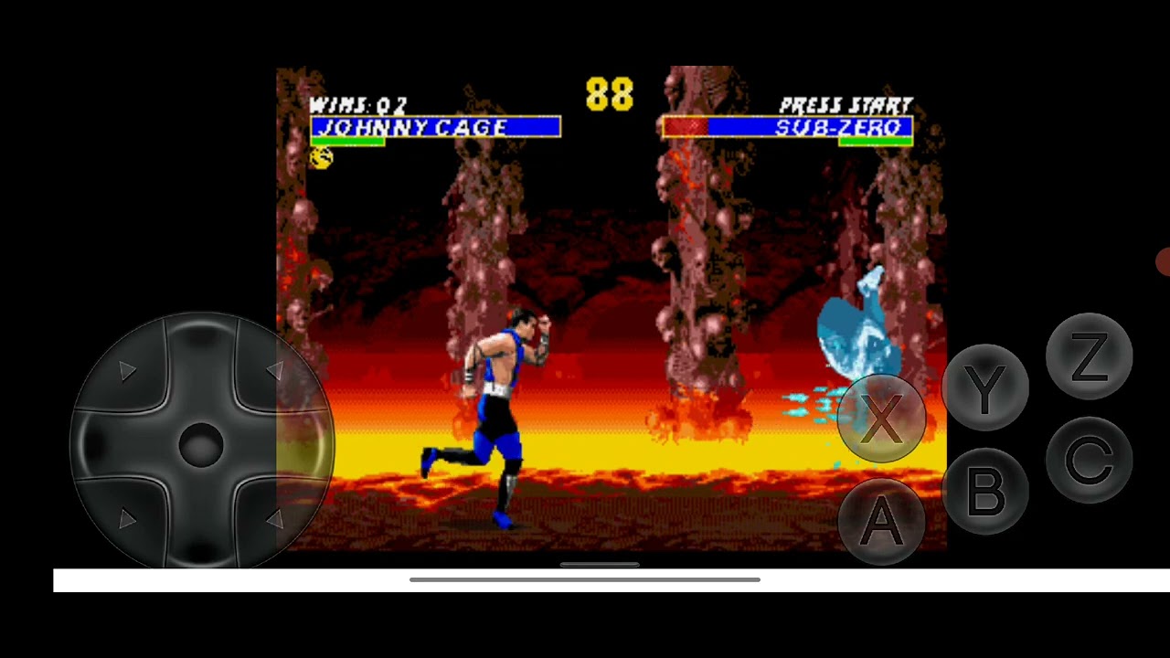 Ultimate Mortal Kombat Trilogy Johnny Cage MK2 vs Sub-Zero MK3 Very Hard 2 Rounds - YouTube