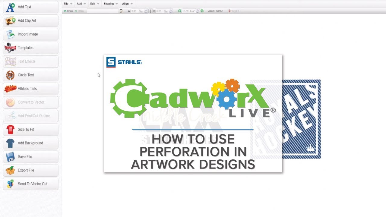 How to Use Perforation in Artwork Designs - YouTube