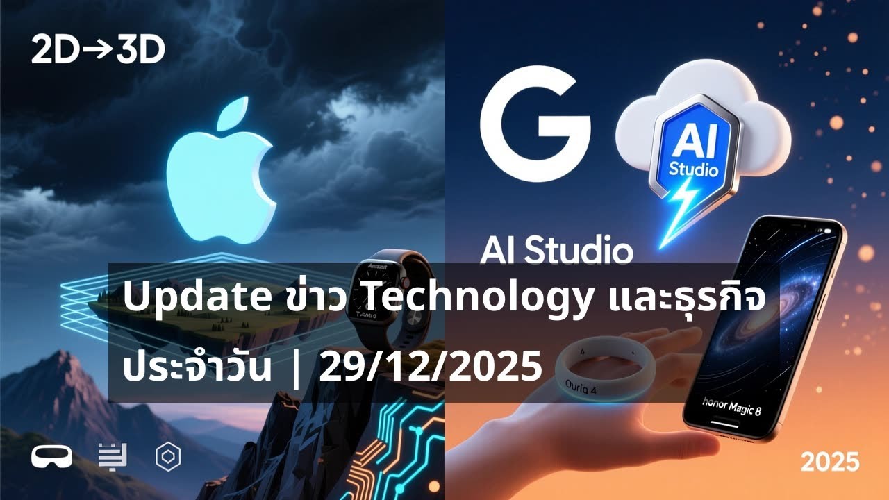 Daily📌Update ข่าว Technology และธุรกิจ ประจำวัน | 29/12/2025 - YouTube