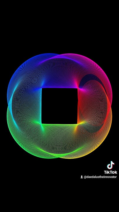 Generative Art [0038] "Square Ellipse" #satisfying #maths #art #fyp # ...