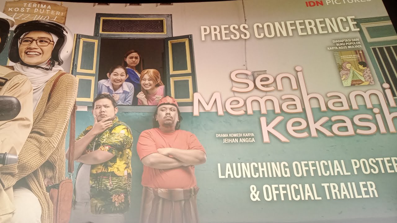 live!!! FILM SENI MEMAHAMI KEKASIH.... LAUNCHING OFFICIAL POSTER ...