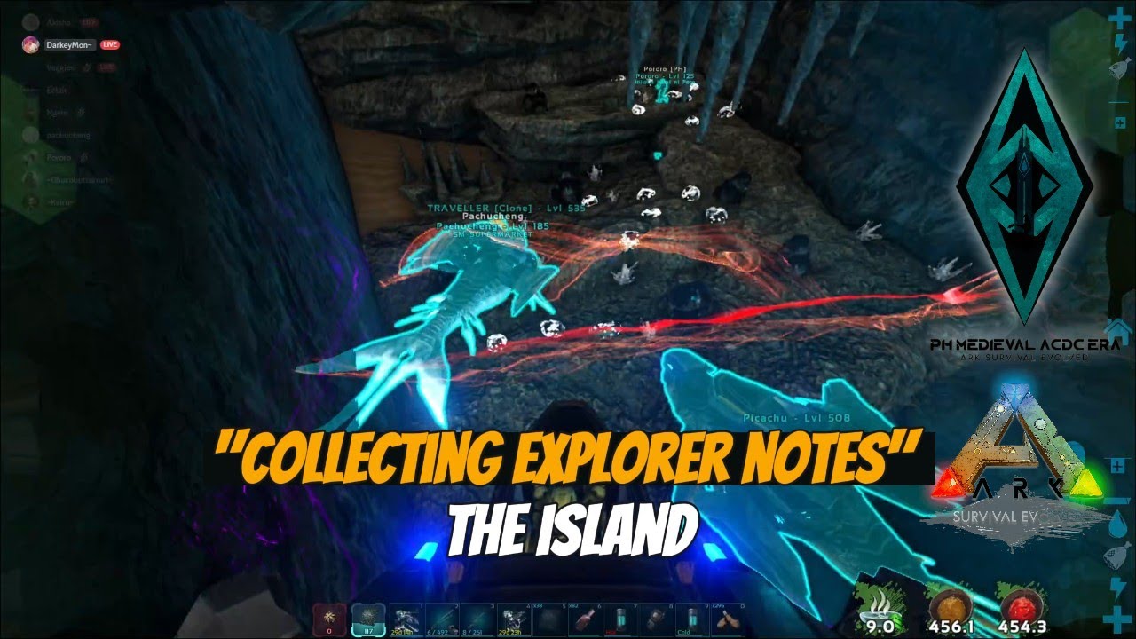 🔴Explorer Notes in The Island ARK Survival Evolved - YouTube