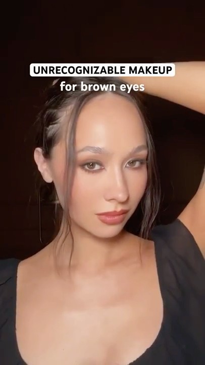 Unrecognizable makeup - a great tutorial for brown eyes 🤎 - YouTube