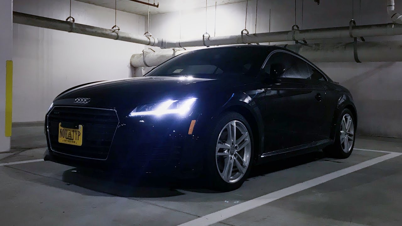 2018 Audi TT Night Review (LED Lighting Technology) - YouTube